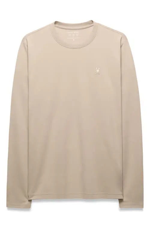 Psycho Bunny Bryce Performance Long Sleeve T-shirt - Stone