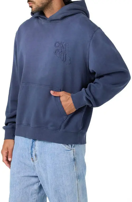 O'Neill Og Logo Ombré Box Hoodie - Navy