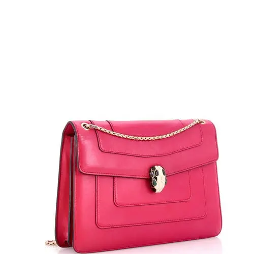 BVLGARI Serpenti Forever Shoulder Bag Leather Medium