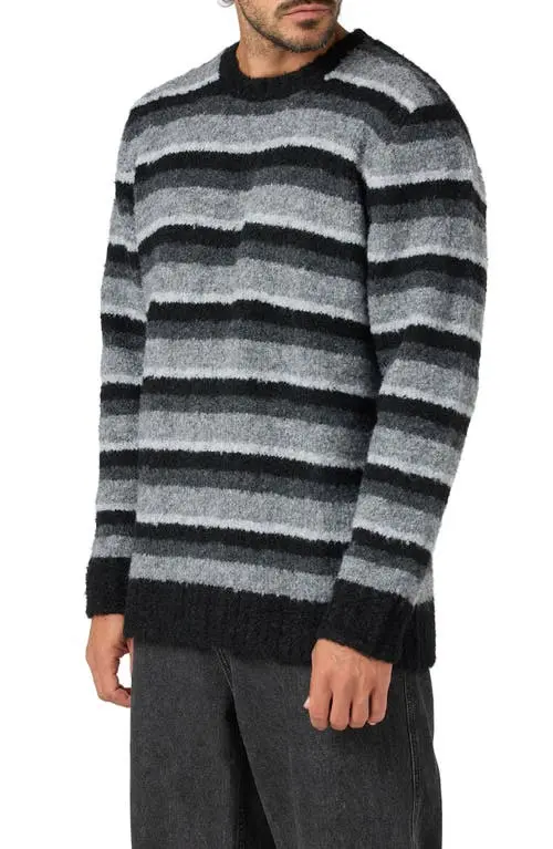 O'Neill Fuzzy Stripe Crewneck Sweater