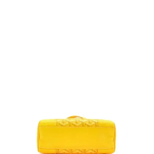 Goyard Saigon Top Handle Bag Coated Canvas With Leather Mini