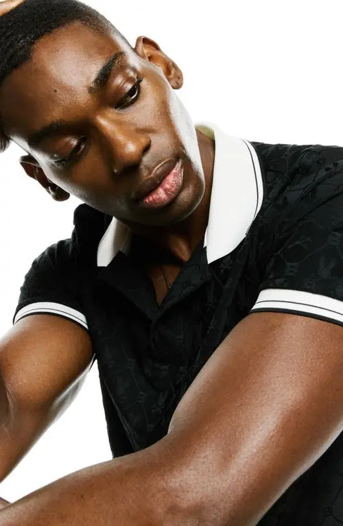 Psycho Bunny Garry Performance Jacquard Polo