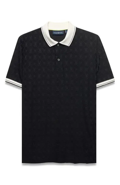 Psycho Bunny Garry Performance Jacquard Polo