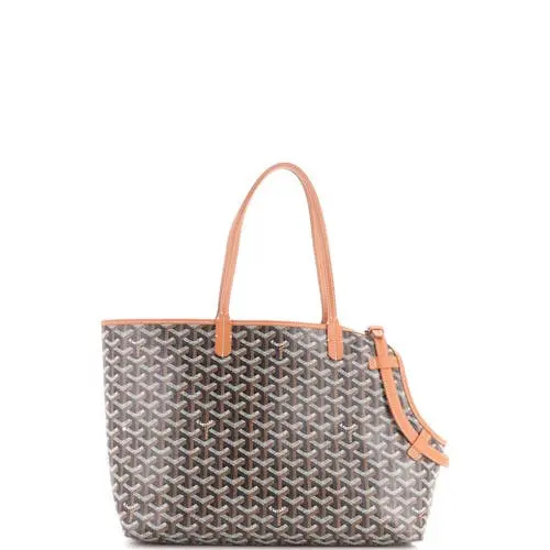 Goyard Chien Gris Pet Carrier Tote Coated Canvas - Black