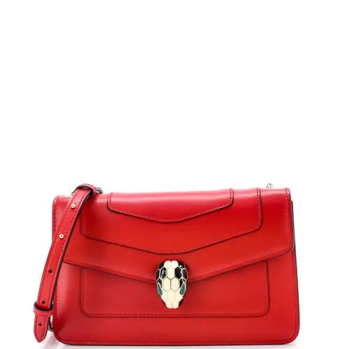 BVLGARI Serpenti Crossbody Bag Leather Small