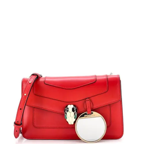 BVLGARI Serpenti Crossbody Bag Leather Small