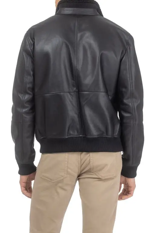 Gorski Genuine Shearling Lamb Bomber Jacket