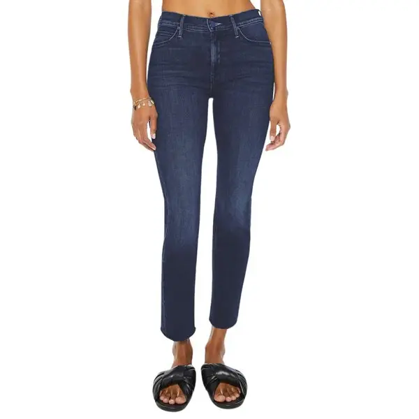 MOTHER Mid-waist Denim Pants
