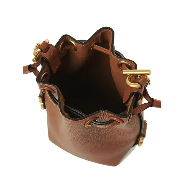 Chloé Micro Marcie Bucket Bag - Brown
