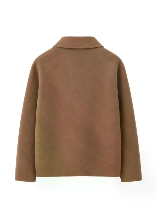 SOLOTRE Button-up Patch-pocket Coat