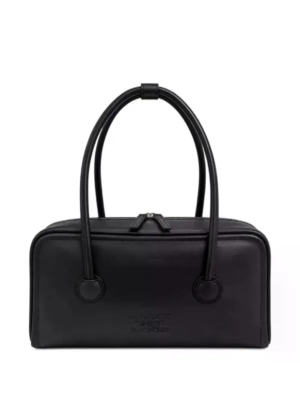 MARGESHERWOOD Small Logo-embossed Leather Tote Bag