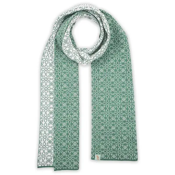 OTTO & SPIKE Scarves Perforate Merino Tarragon - Green