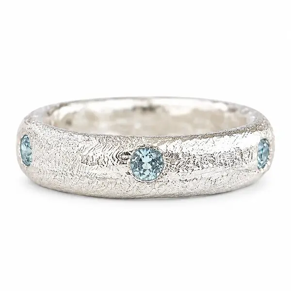 ZOE ALEXANDRIA JEWELLERY Silver Epicene Ring Topaz