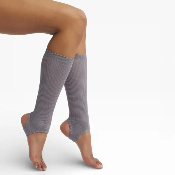 HIGH HEEL JUNGLE BY KATHRYN EISMAN Show Pony Fine Strirrup Socks - Grey
