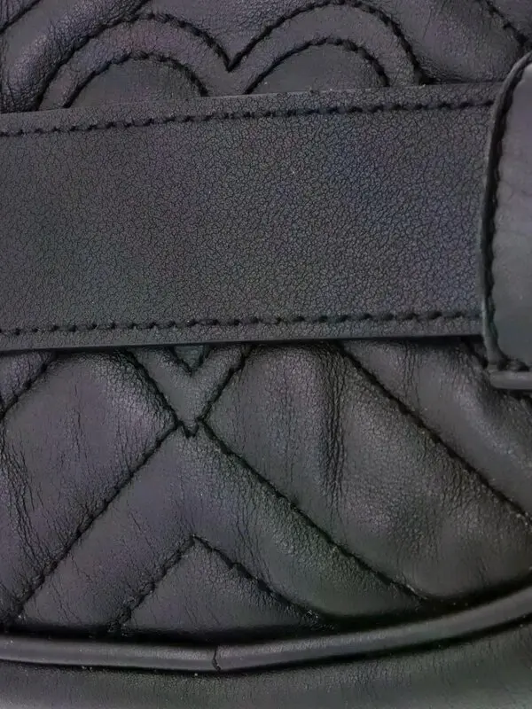 Gucci Gg Marmont Matelasse Leather Belt Bag