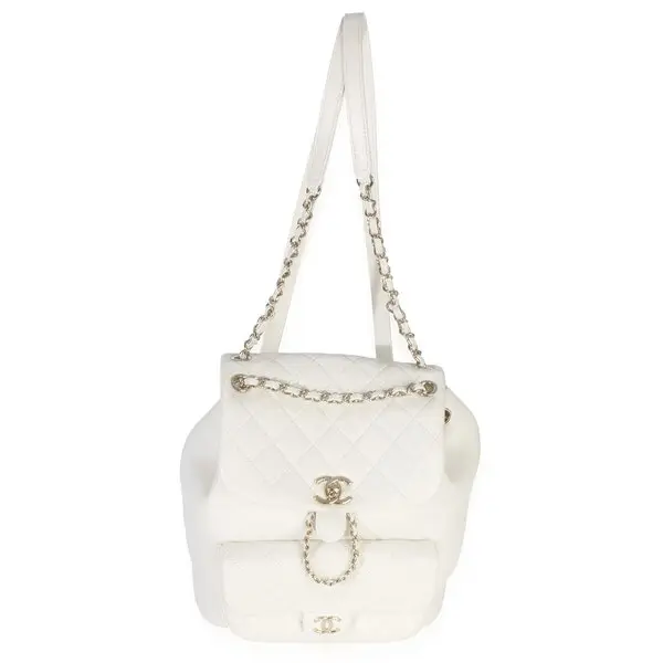 Chanel Quilted Lambskin Duma Drawstring Backpack