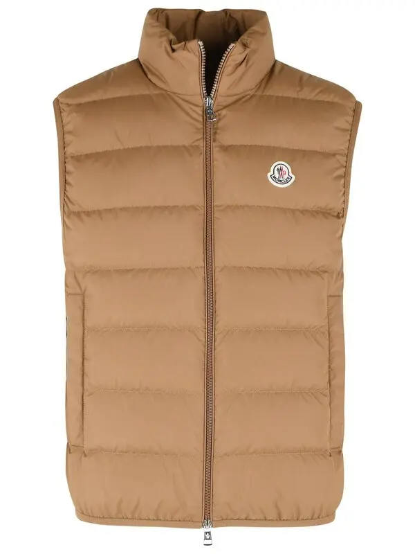 Moncler Contrin' Polyester Vest - Brown