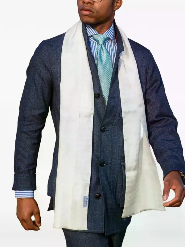 ELIZABETTA Verdi Check-woven Scarf