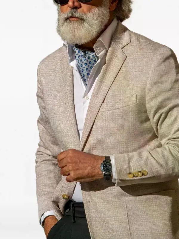 ELIZABETTA Ostuni Medallion-print Silk Cravat