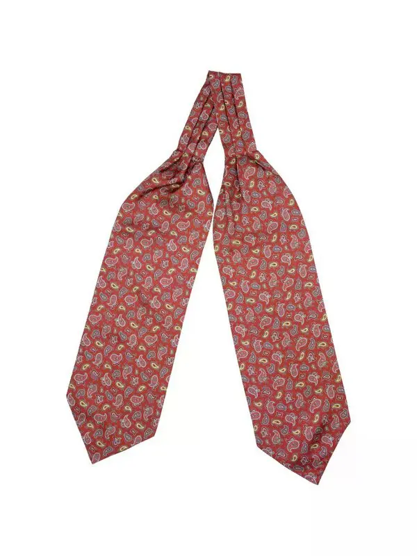 ELIZABETTA Sondrio Paisley-print Silk Cravat
