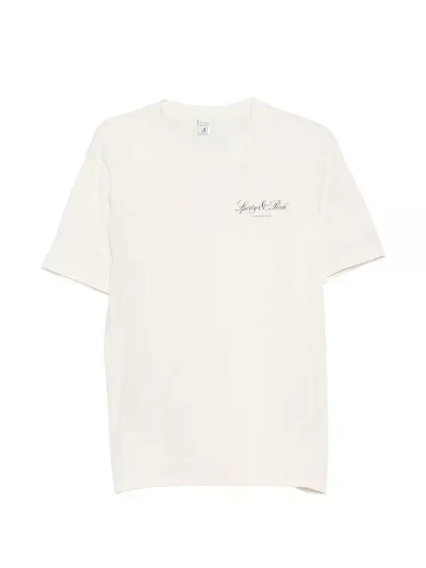 Sporty & Rich Logo-print T-shirt