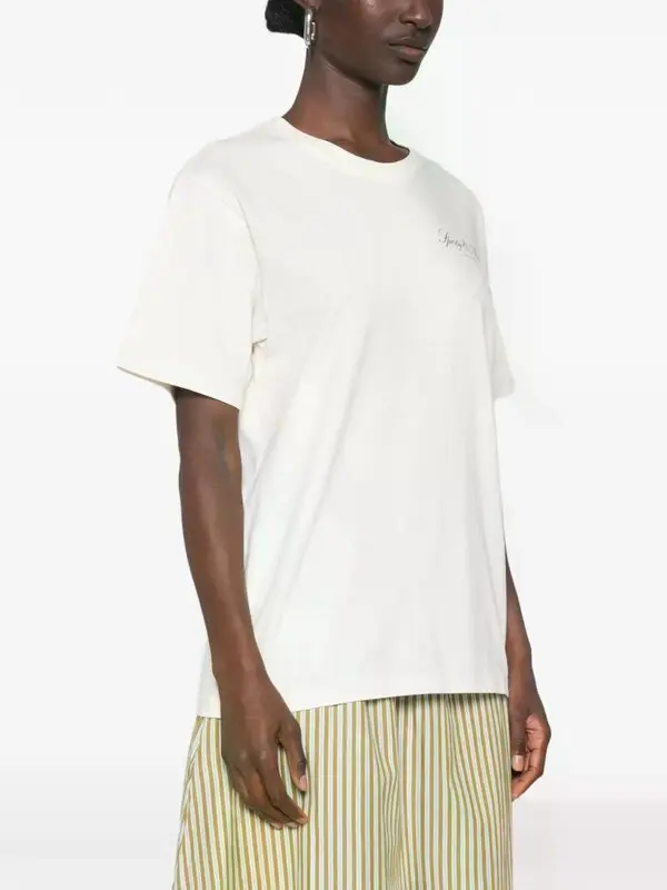 Sporty & Rich Logo-print T-shirt