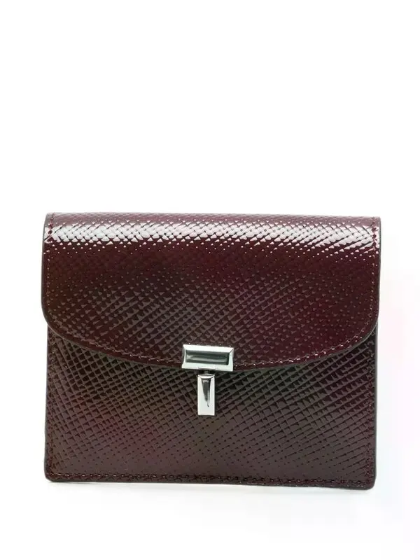 TOTEME T-lock Patent Leather Cardholder