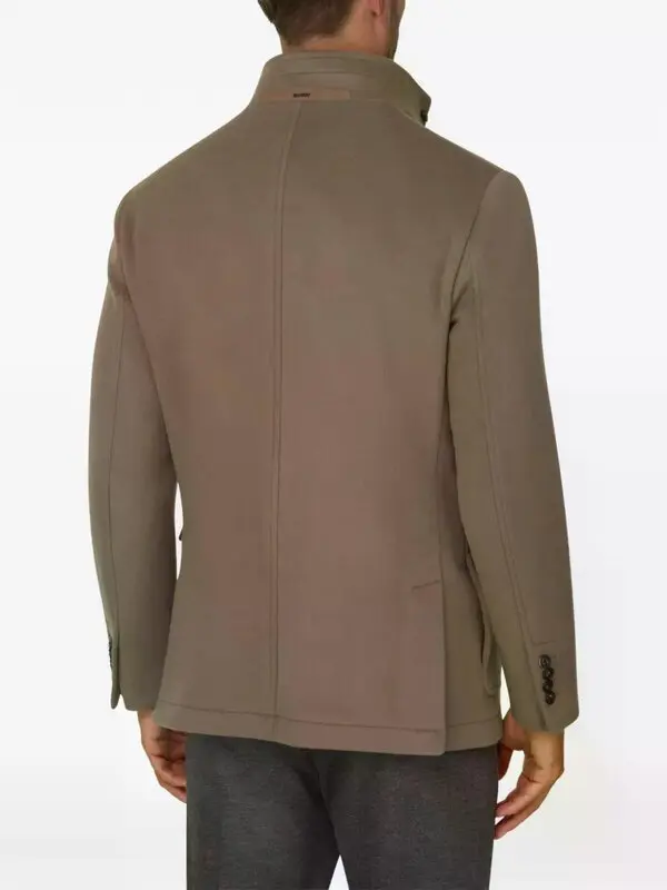 Boggi Milano Peacoat In Wool