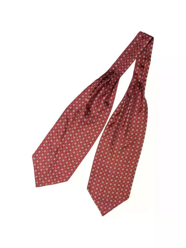 ELIZABETTA Ostuni Medallion-print Silk Cravat