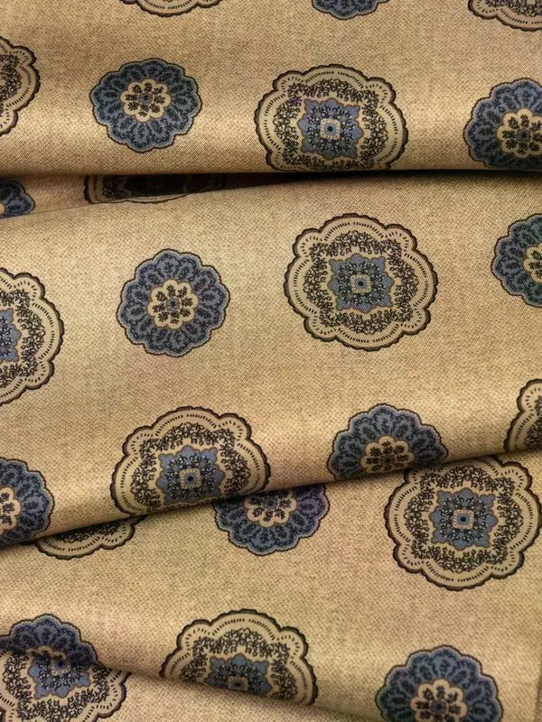 ELIZABETTA Silvestri Medallion-print Silk Scarf