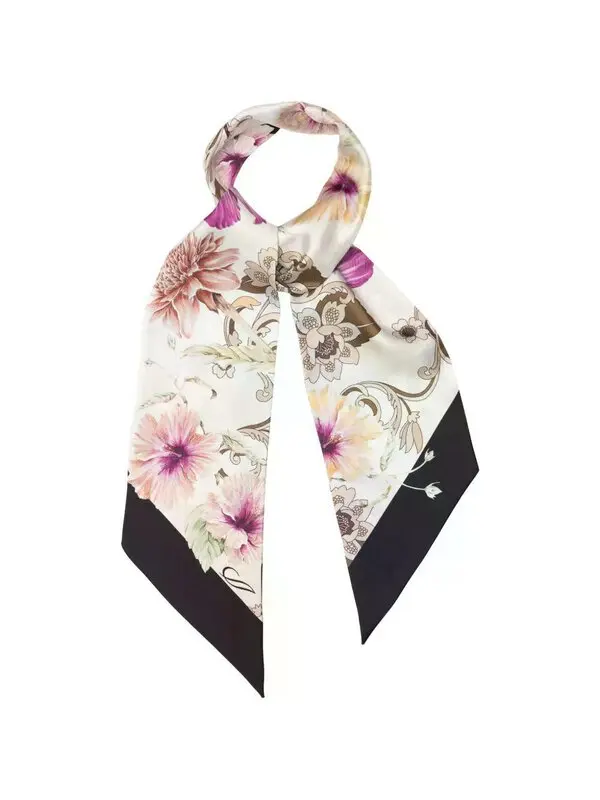 ELIZABETTA Hawaii Bloom Floral-print Scarf