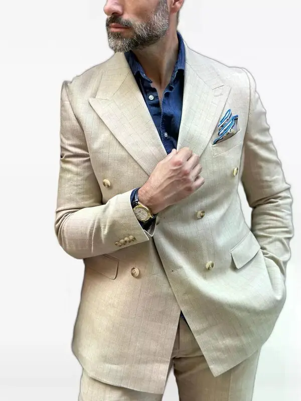 ELIZABETTA Like Clockwork Pocket Square