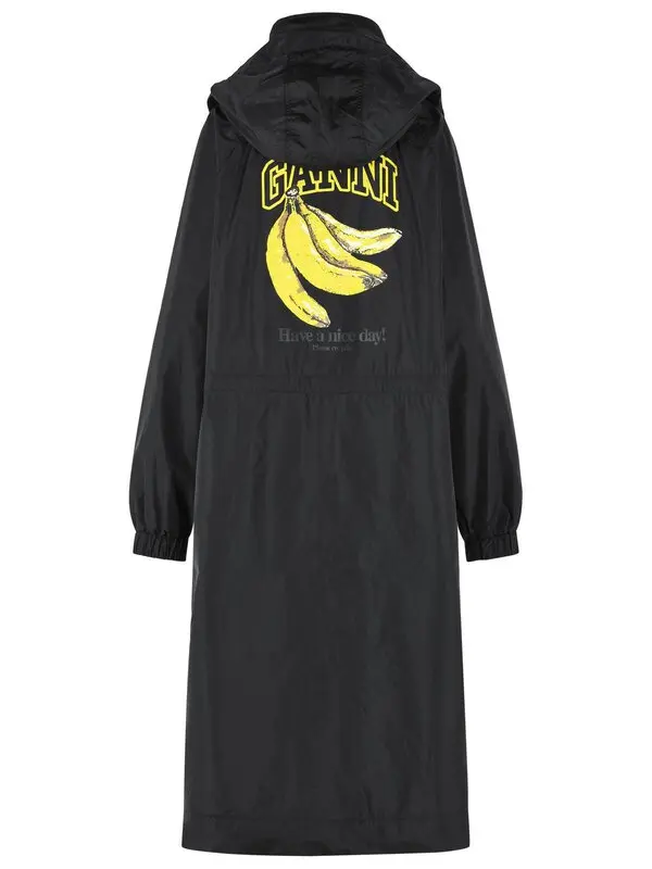 GANNI Nylon Raincoat