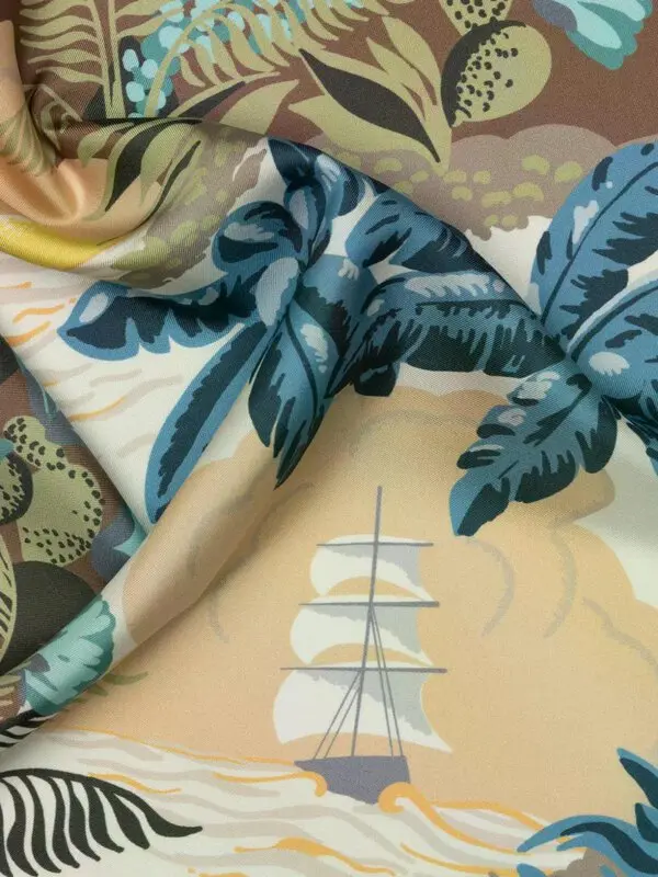 ELIZABETTA Isola Silk Pocket Square - Neutrals