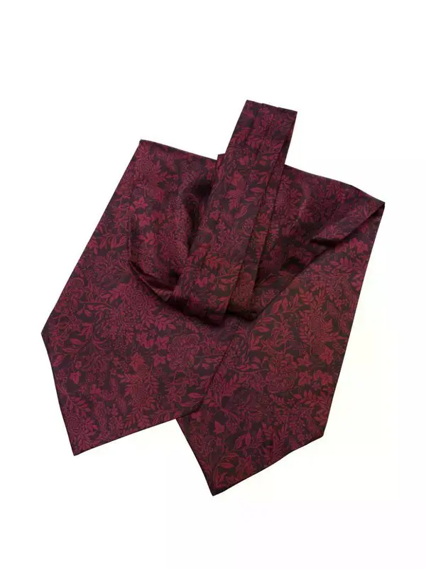 ELIZABETTA Portofino Floral-print Silk Cravat