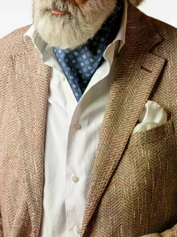 ELIZABETTA Nino Dot-print Silk Cravat