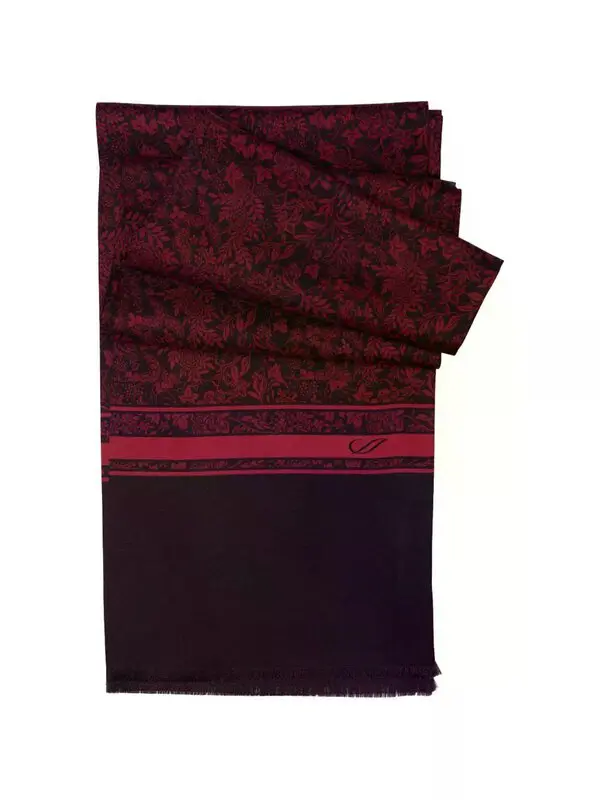 ELIZABETTA Rapallo Botanical-motif Scarf