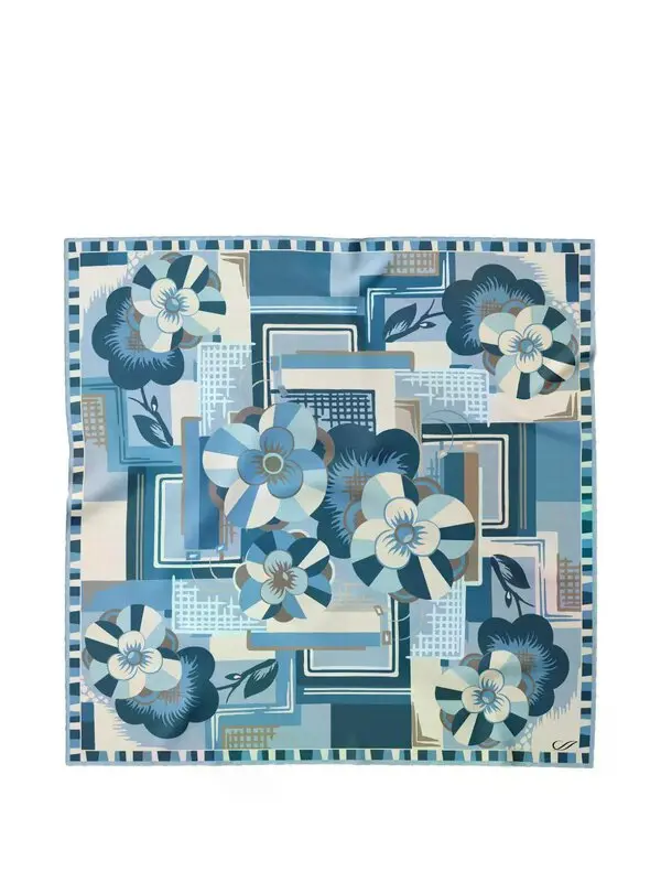 ELIZABETTA Piero Pocket Square - Blue