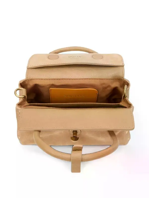 ZANELLATO Dotta Stud-embellished Tote Bag - Neutrals