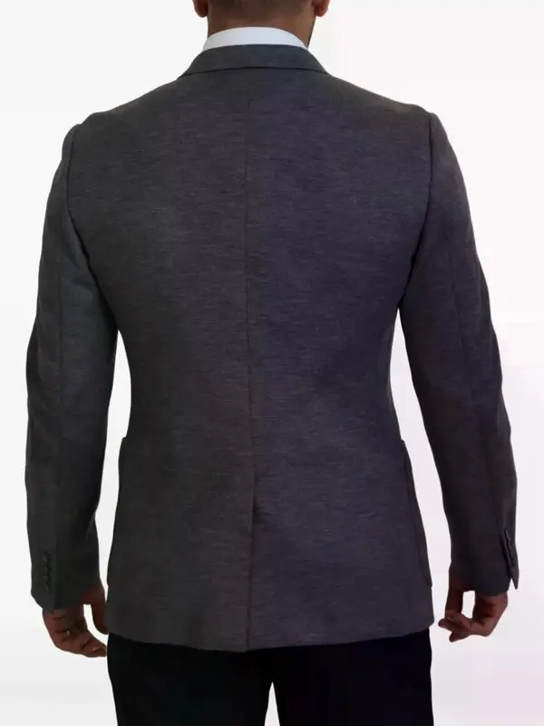 Dolce & Gabbana Embroidered-logo Wool Blazer