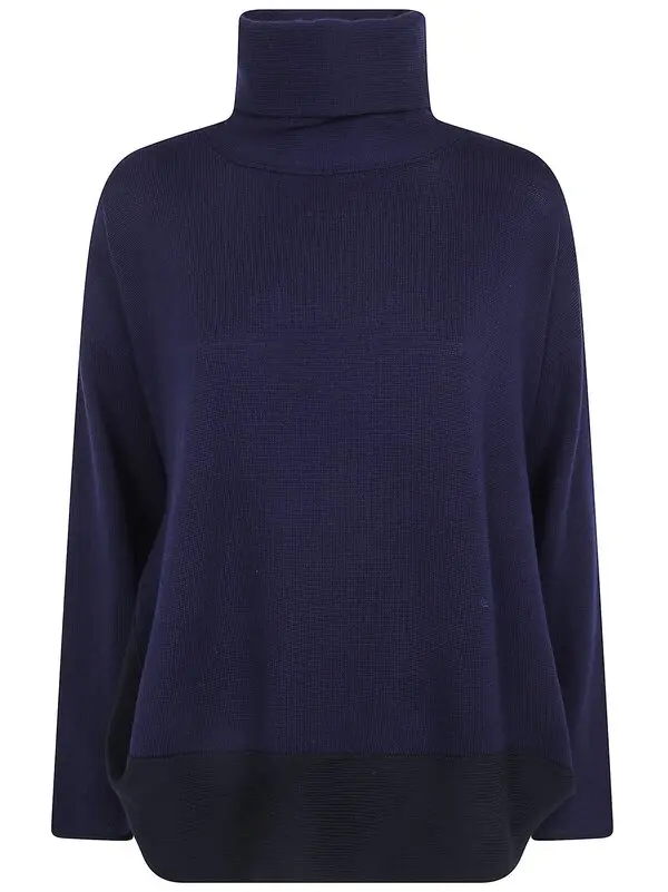 PIERANTONIOGASPARI Sweater Bicolor "bicolor High Neck Sweater - Multi