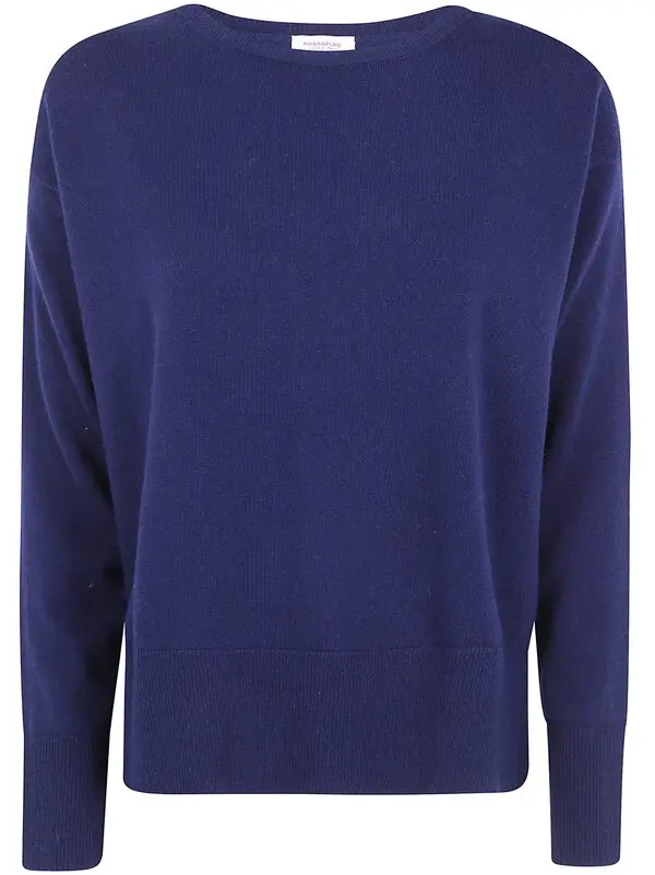 Rossopuro Sweater Long-sleeved Boat Neckline