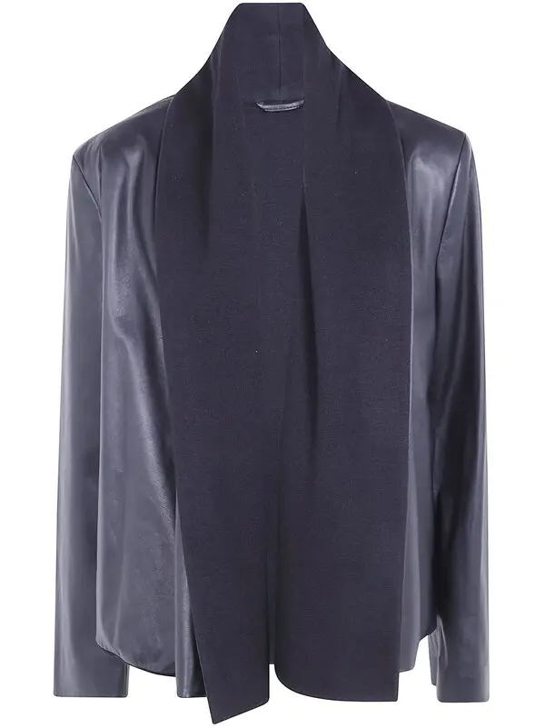 TOTEME Jacket Scarf Leather Jacket