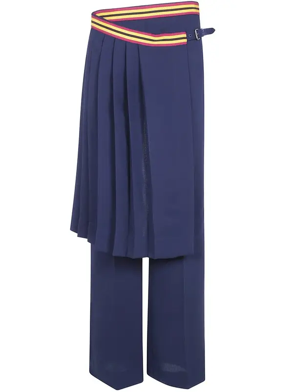Dries Van Noten Pants Navy "prestona