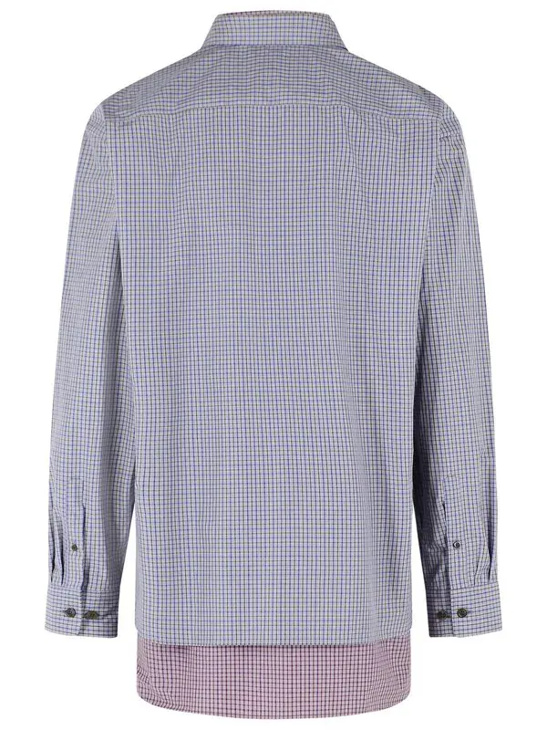 Dries Van Noten Navy Cotton Shirt
