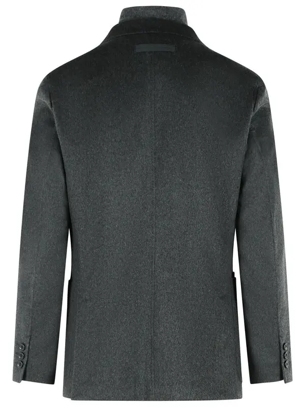 Zegna Oasi Beaver' Grey Cashmere Jacket