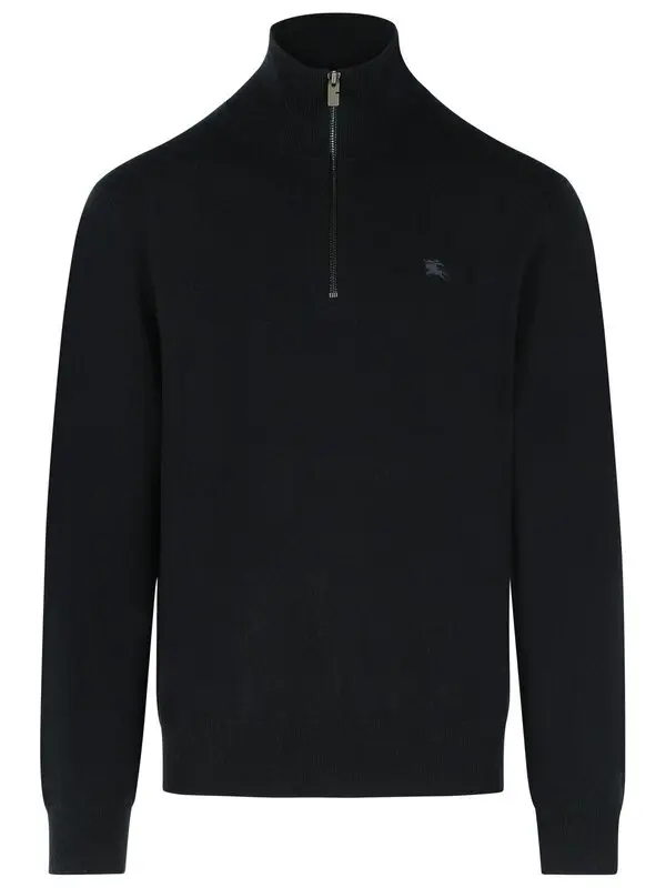 Burberry Cashmere Blend Sweater - Black