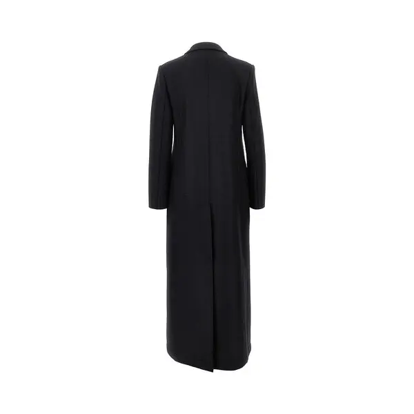 Harris Wharf London Pressed Wool Long Double-breasted Coat