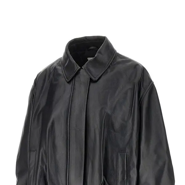 ARMA Melis' Leather Aviator Jacket