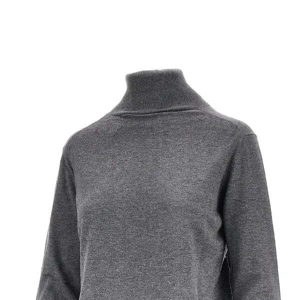 Max Mara Silk And Wool-blend Knitted Turtleneck